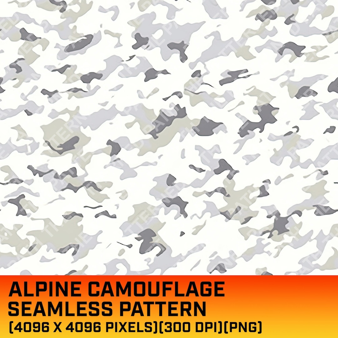 Alpine Snow Camouflage Pattern, Camo Pattern, Digital Wallpaper ...