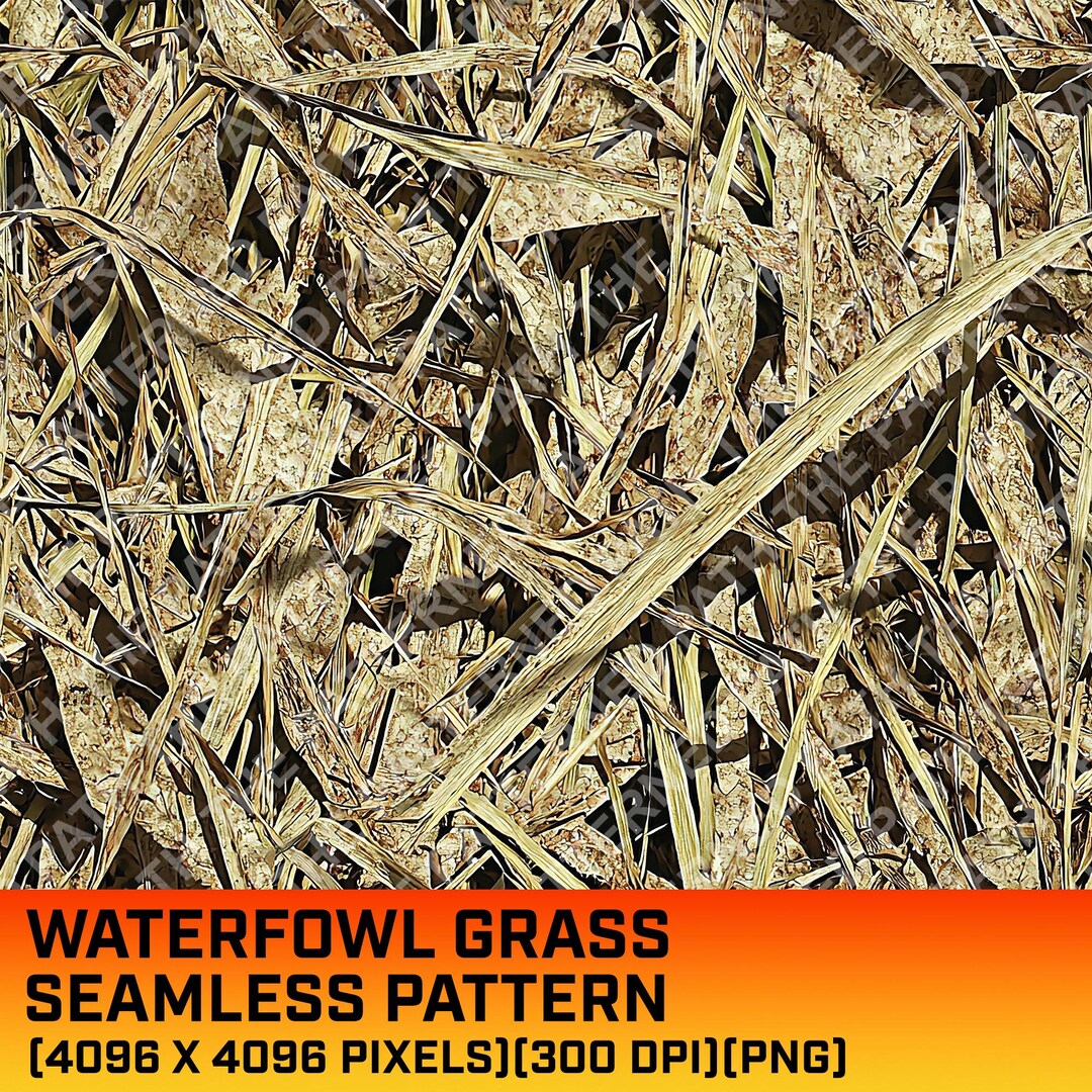 Shadow Waterfowl Grass Blades Camouflage Digital Pattern, Hunting ...