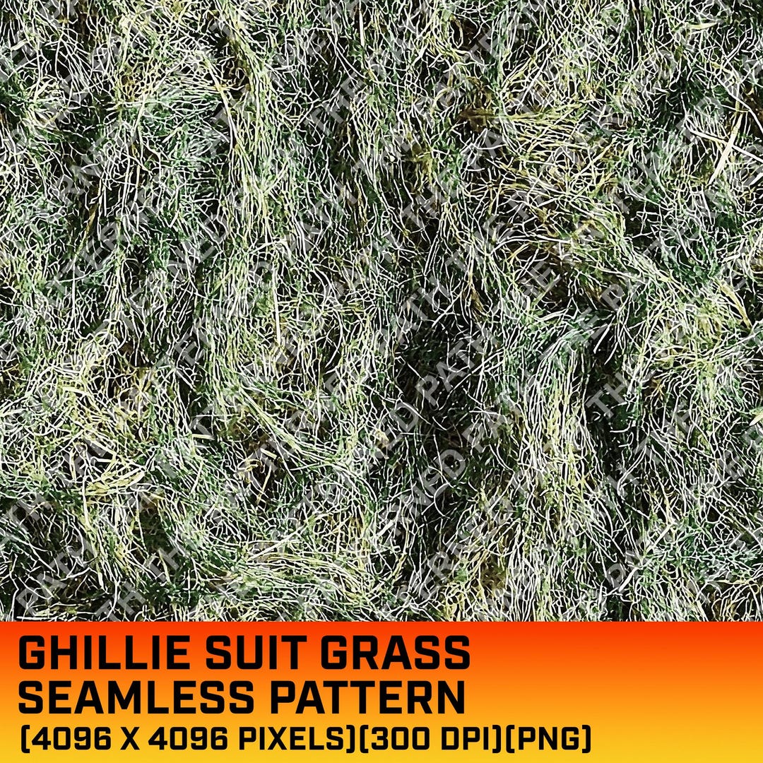 Ghillie Suit Grass Camouflage Digital Pattern, Grass Texture, Hunting ...