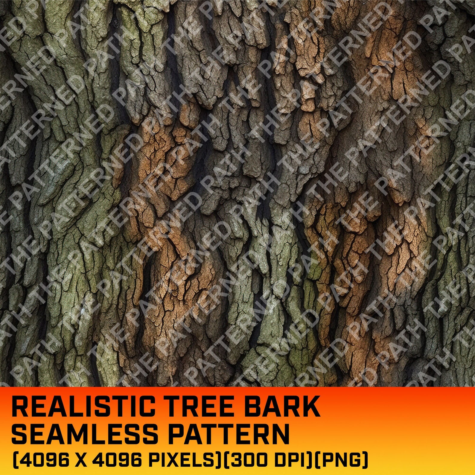 Realistic Tree Bark Texture Tree Seamless Pattern Digital - Etsy
