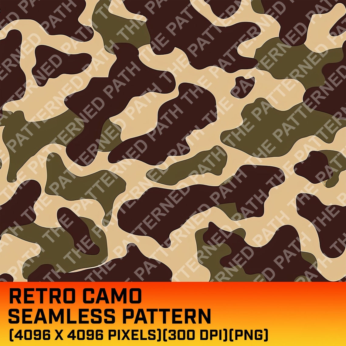 Vintage Old School Digital Camo Pattern, Seamless File, Duck Hunting ...