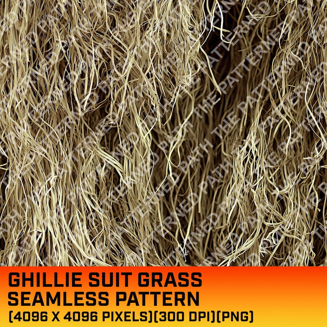 Desert Ghillie Suit Grass Camouflage Digital Pattern, Grass Texture ...
