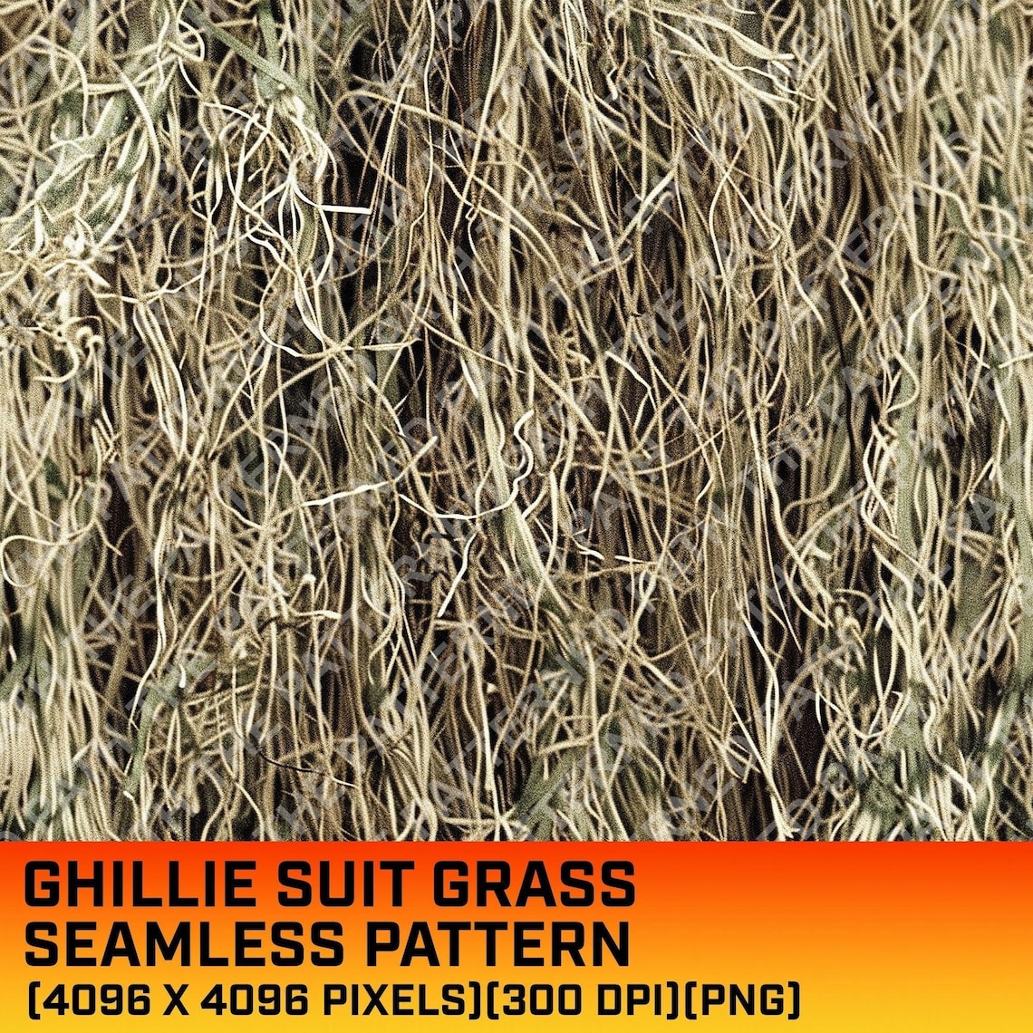 Desert Ghillie Suit Grass Camouflage Digital Pattern, Grass Texture ...