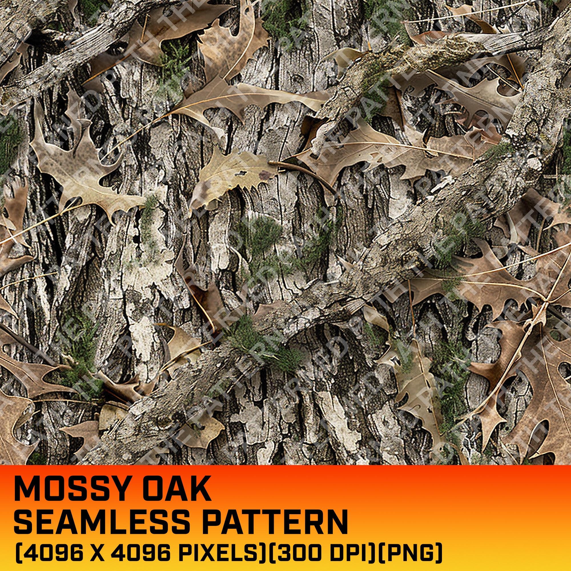 Mossy Oak Tree Camouflage Digital Pattern, Seamless Pattern, Hunting ...