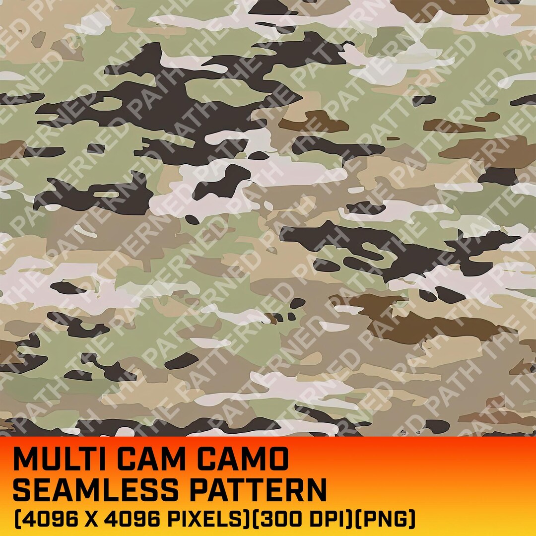 Multi Cam Camouflage Digital Seamless Pattern, Camo Pattern, Hunting ...