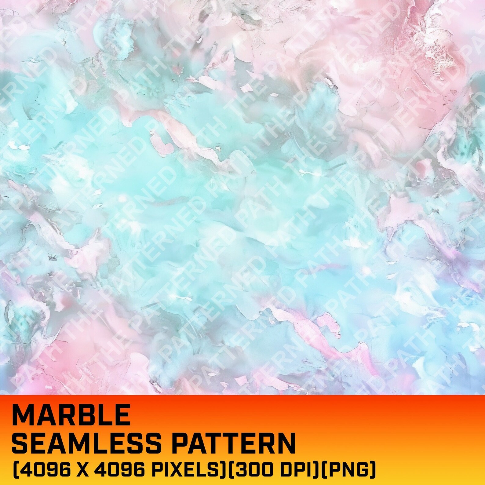 Pastel Marble Seamless Background Texture Digital Pattern, Pastel ...