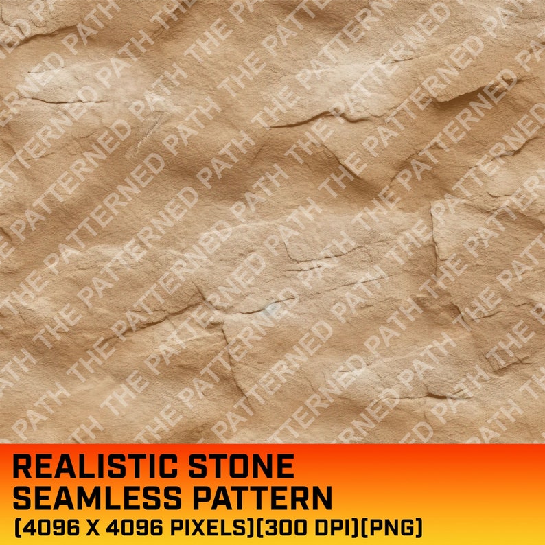 Seamless Stone Texture Pattern, Sandstone Texture, Digital Paper, Stone ...