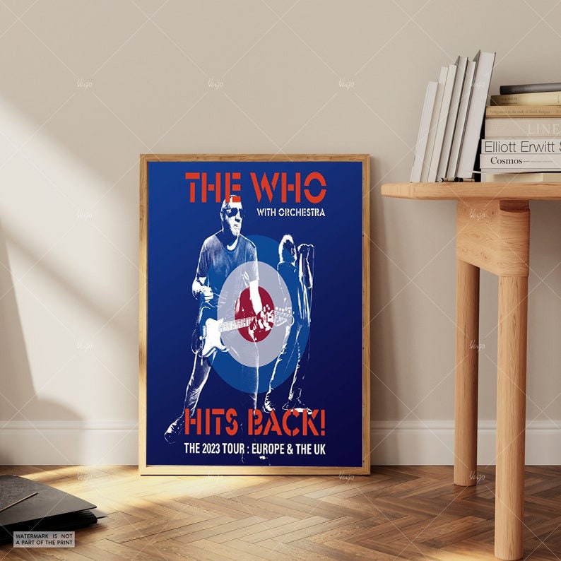 The Who Hits Back - The 2023 Tour Europe & The UK Poster sold by ...