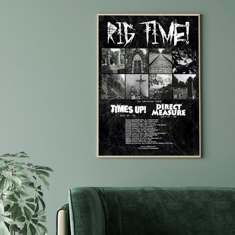 Rig Time! The Unloved Tour 2023 Poster, Rig Time Music Poster sold by ...