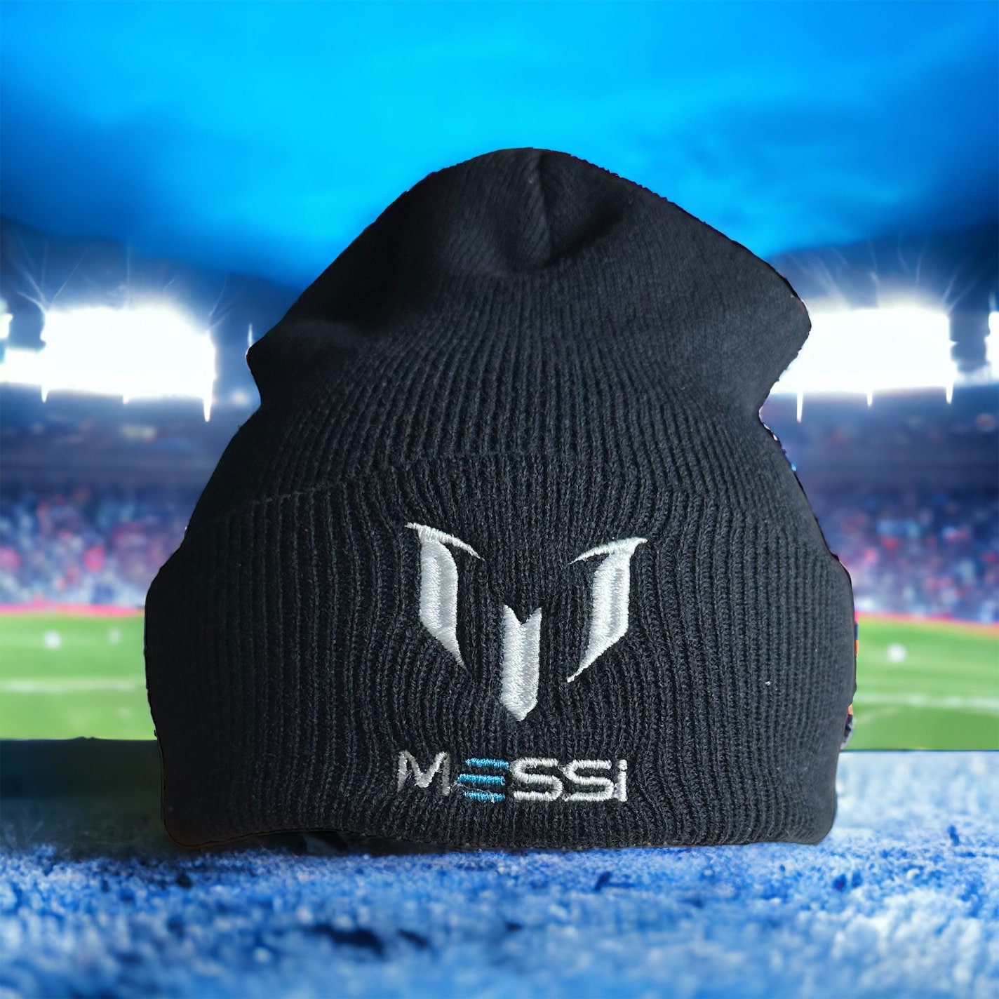 Miami Messi Embroidered Beanie. - Etsy