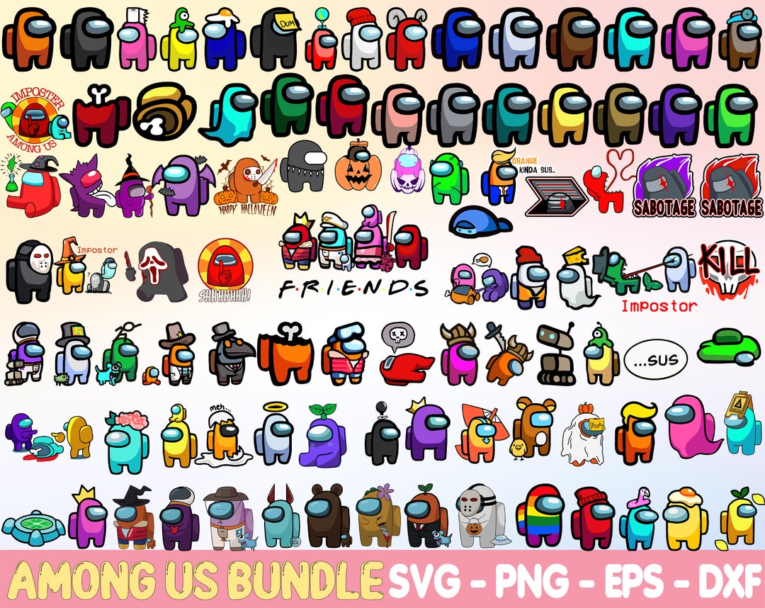 760 Design Bundle Layered Items, Clipart, Game Impasta Characters ...