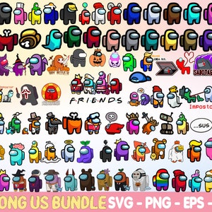 Among Us Svg - Etsy