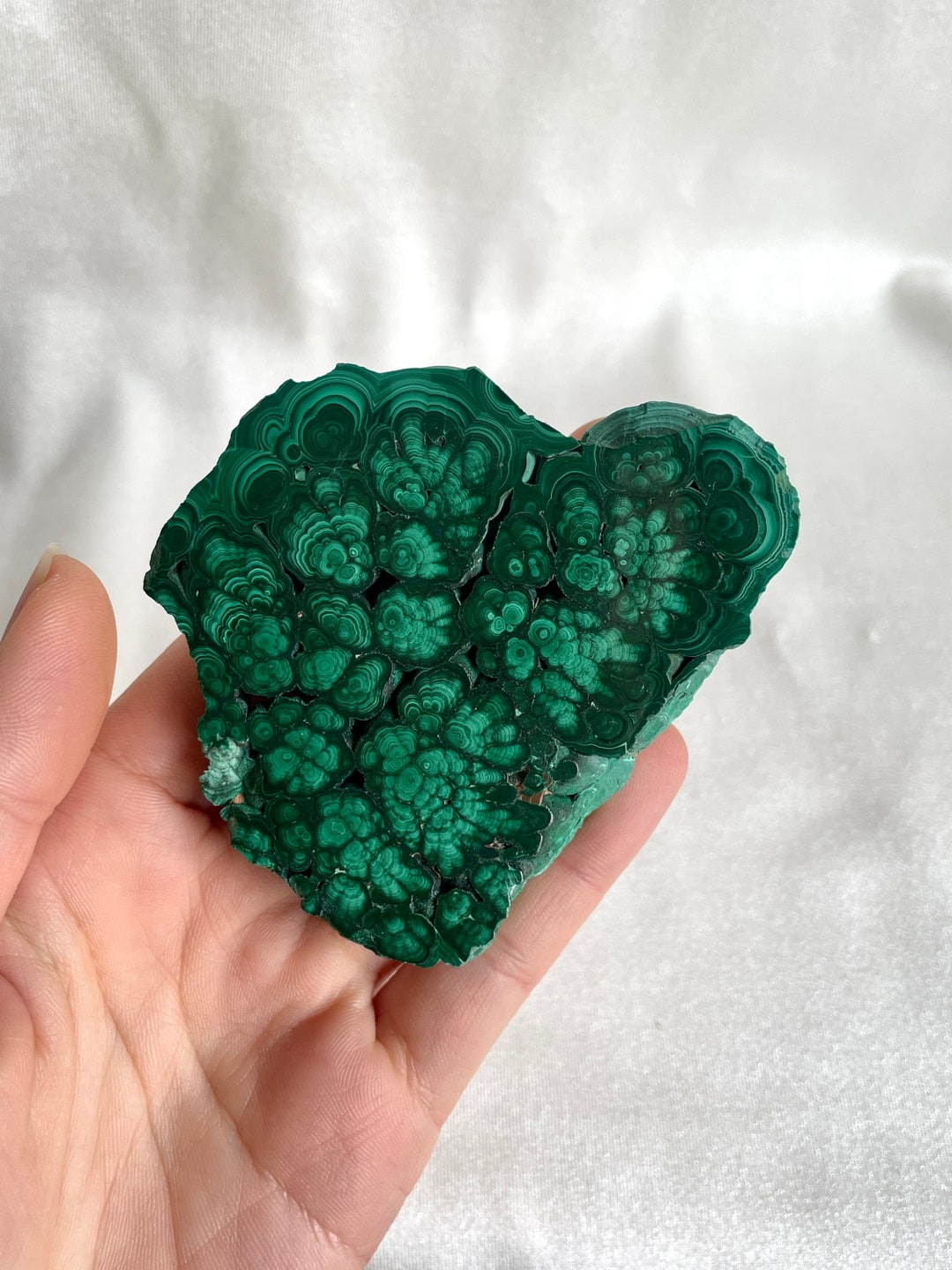 Natural Flower Malachite Slab 140g - Gemstones Specimen Home Decor ...