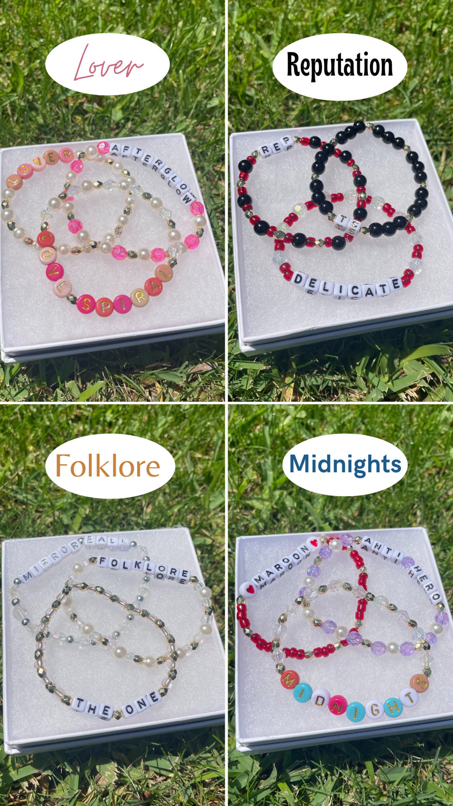 3pk Taylor Swift Eras Tour Friendship Bracelets I Choose Your - Etsy