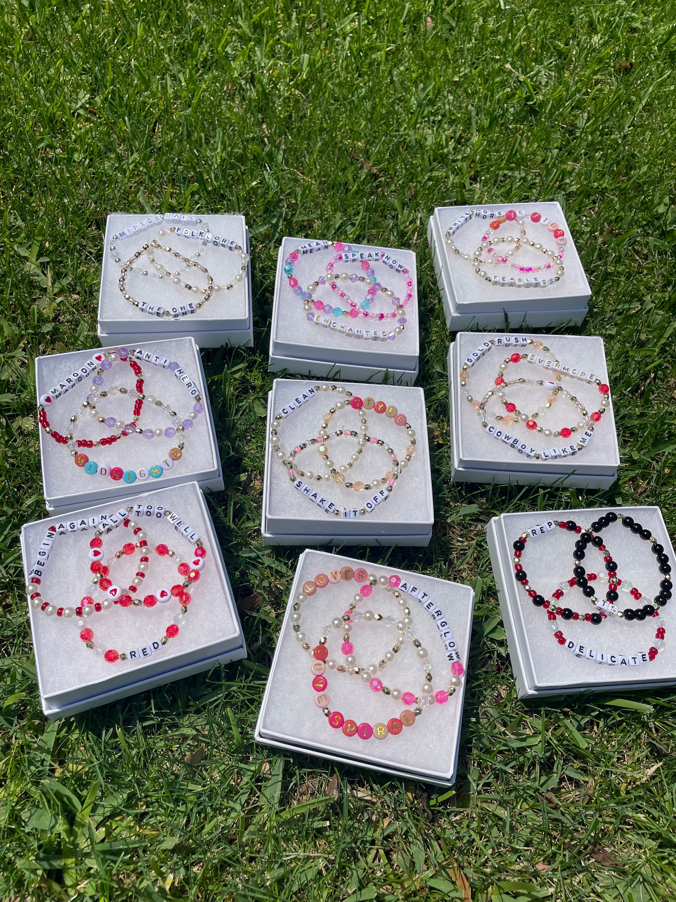 3pk Taylor Swift Eras Tour Friendship Bracelets I Choose Your - Etsy