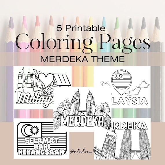 1 Malaysia Coloring Pages
