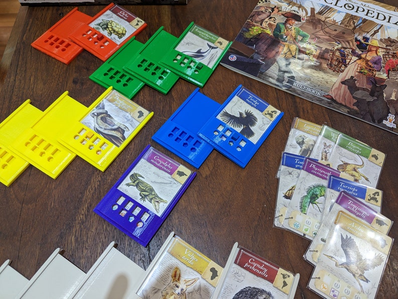 Encyclopedia Board Game 3D Print Card Holder, Organizer - Species ...