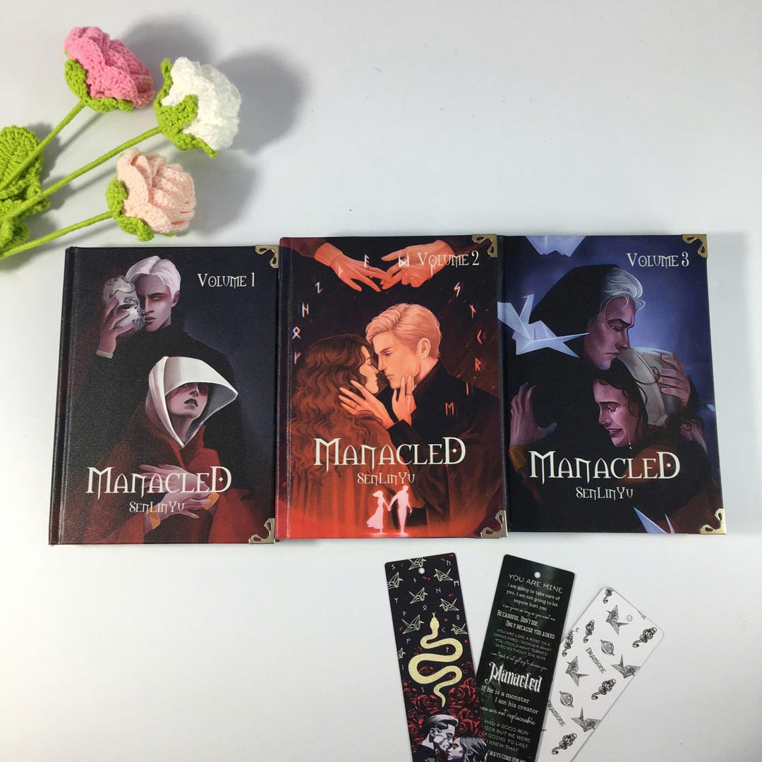 Manacled Inspired Hardcover Book Set, Illustrated Collector Edition ...