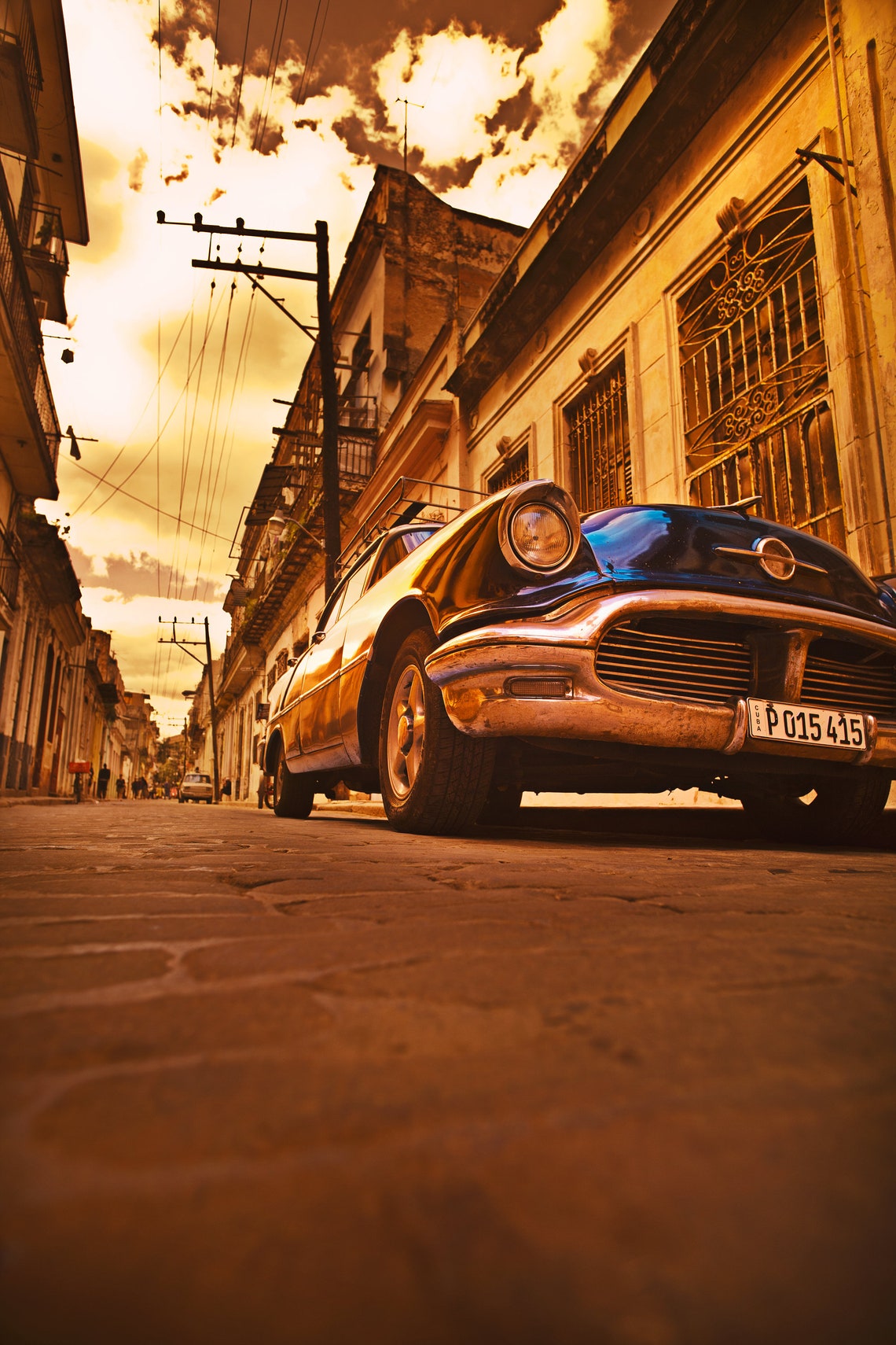 Low Angle Car on Cuban Street - Art Print - Etsy