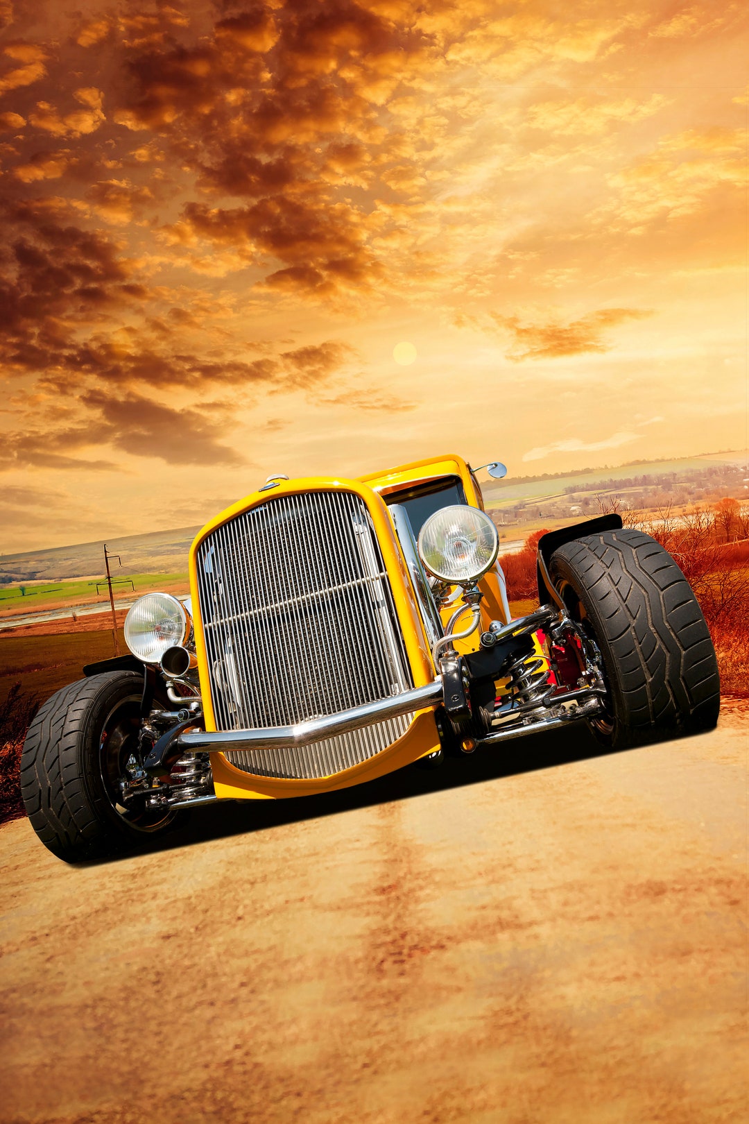 1931 Plymouth Coupe Hot Rod - Art Print - Etsy