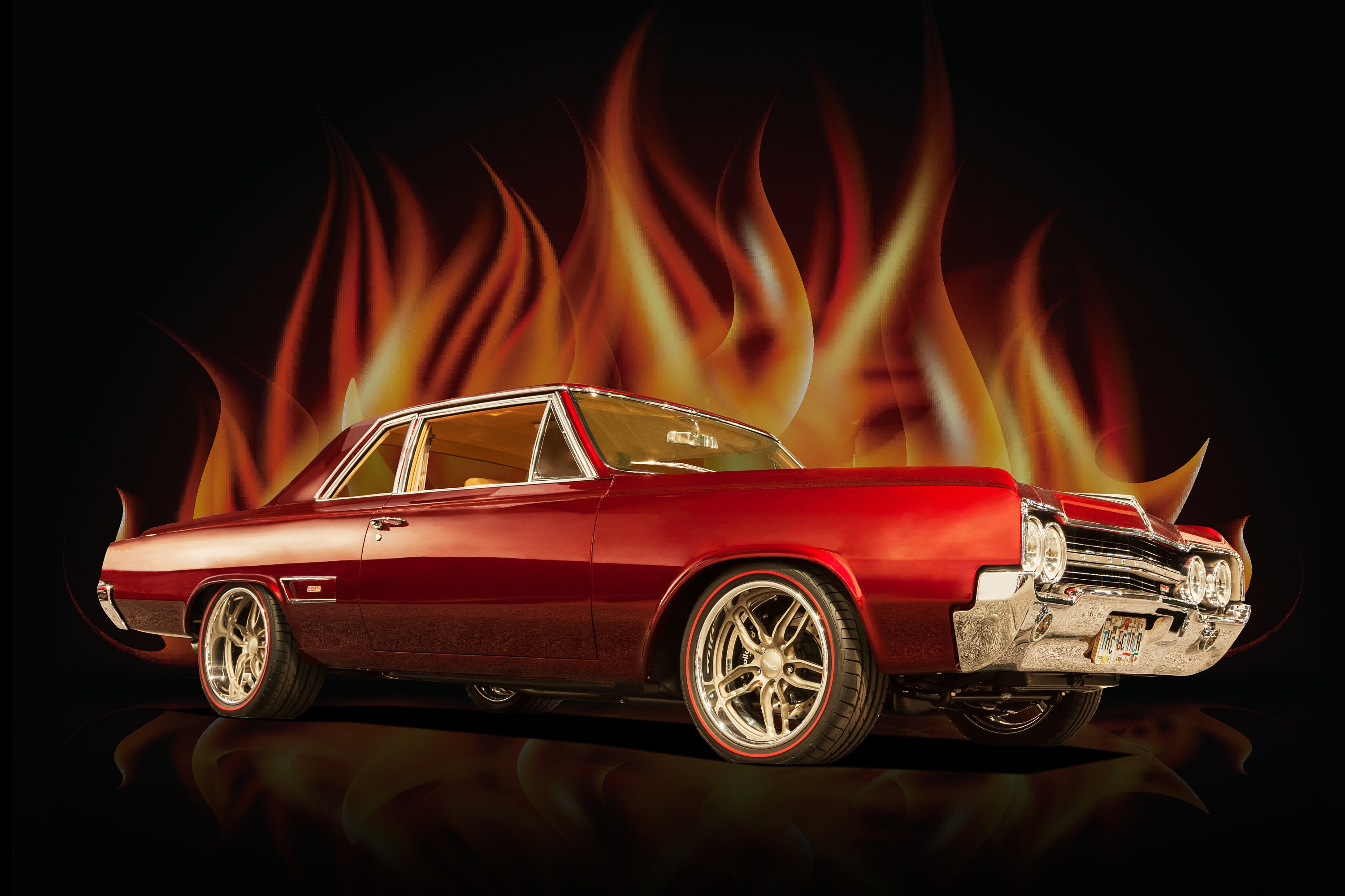 1965 Oldsmobile 442 - Art Print - Etsy