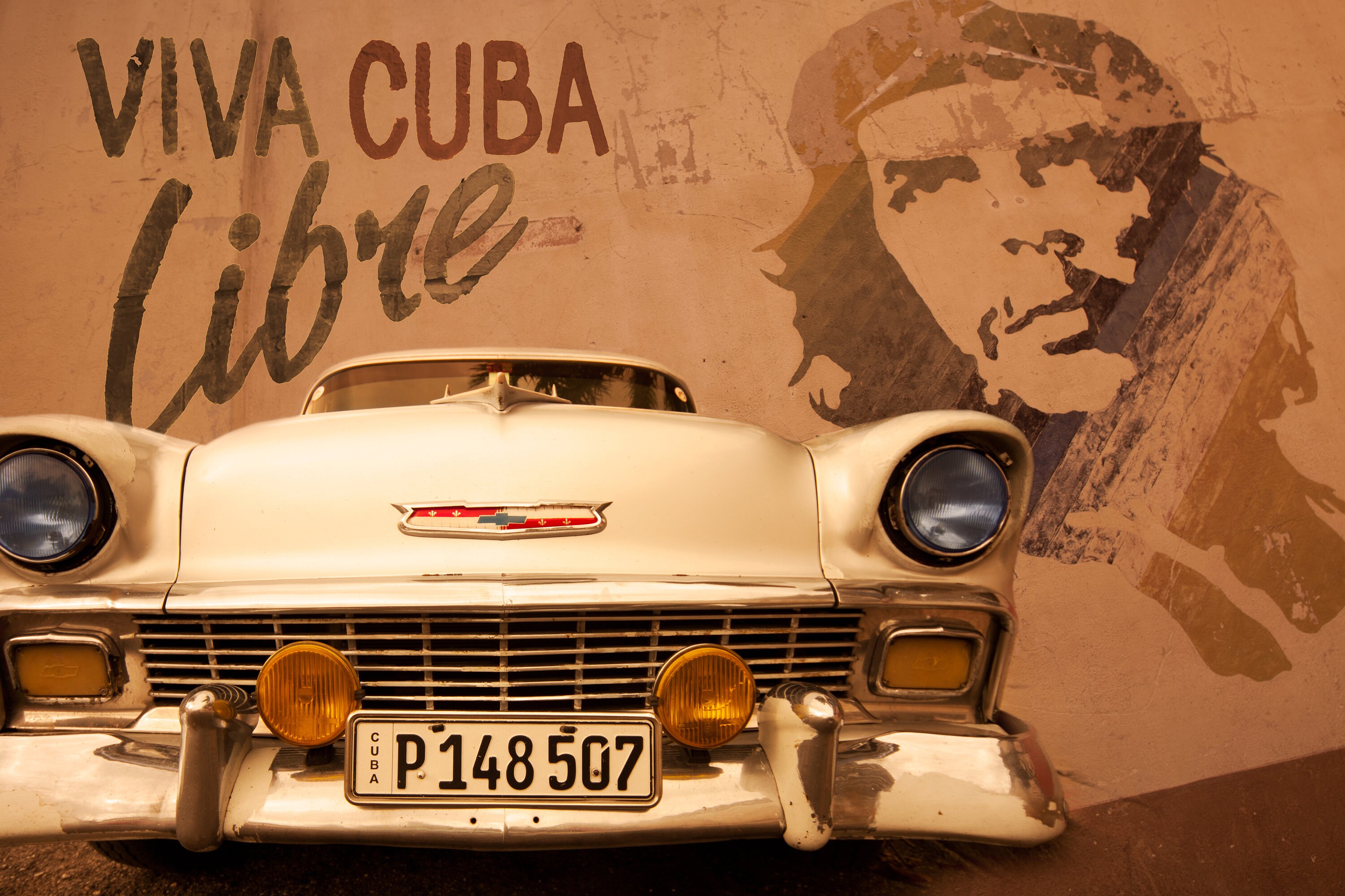 Cuban Chevrolet - Art Print - Etsy