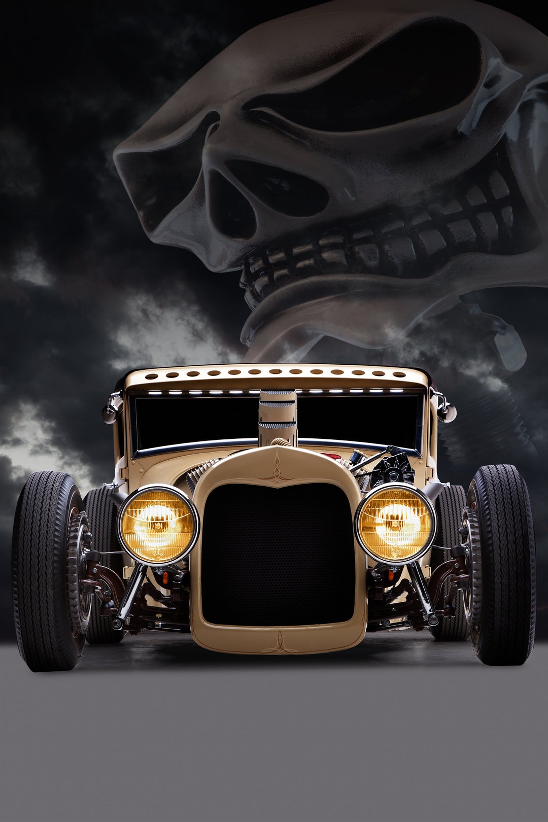 1928 Ford Model A Hot Rod, Front End - Art Print - Etsy