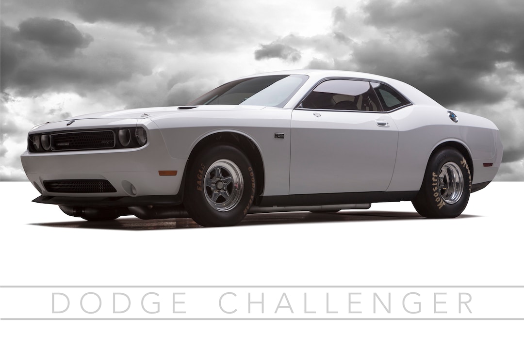 Dodge Challenger Digital Art Print - Etsy
