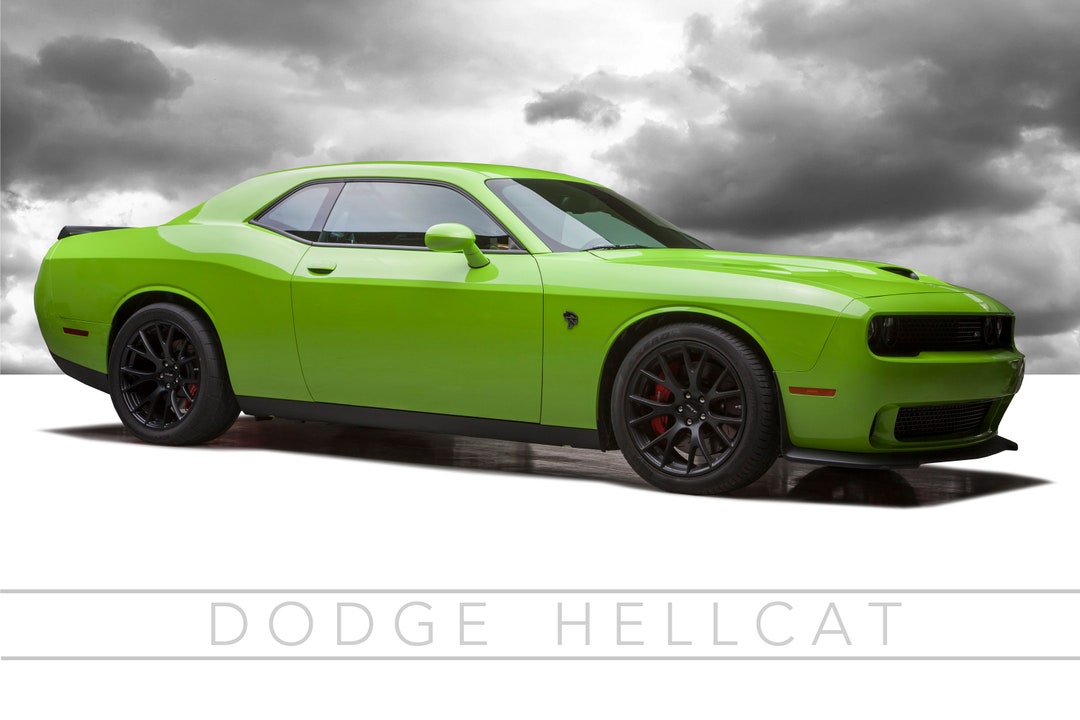 Dodge Hellcat Digital Art Print - Etsy