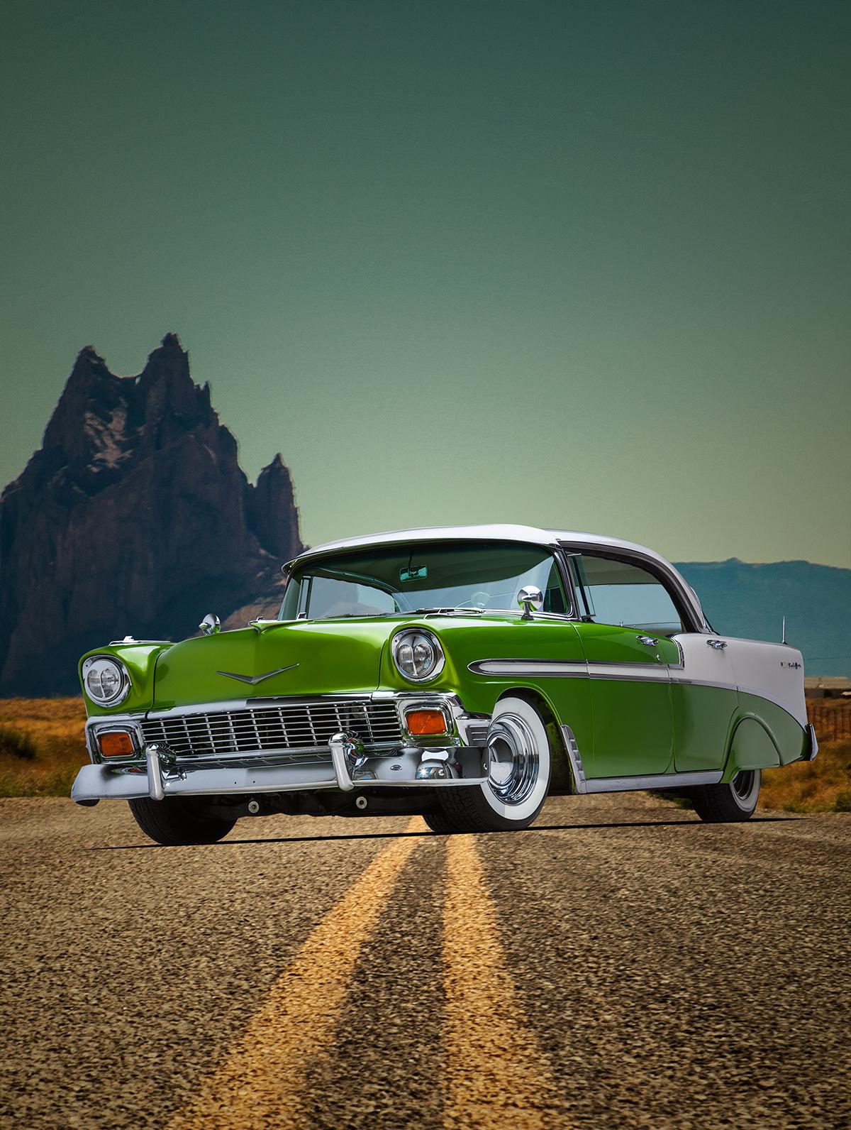 1956 Chevrolet Bel Air Hot Rod Art Print - Etsy