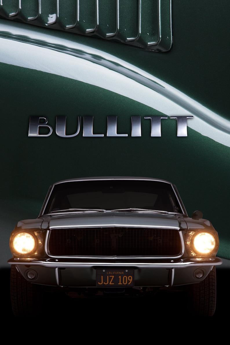 1968 Bullitt Mustang GT 390 Fastback - Art Print - Etsy