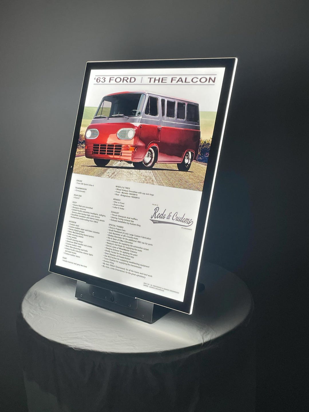 18"x23" LED Car Show Sign - Etsy