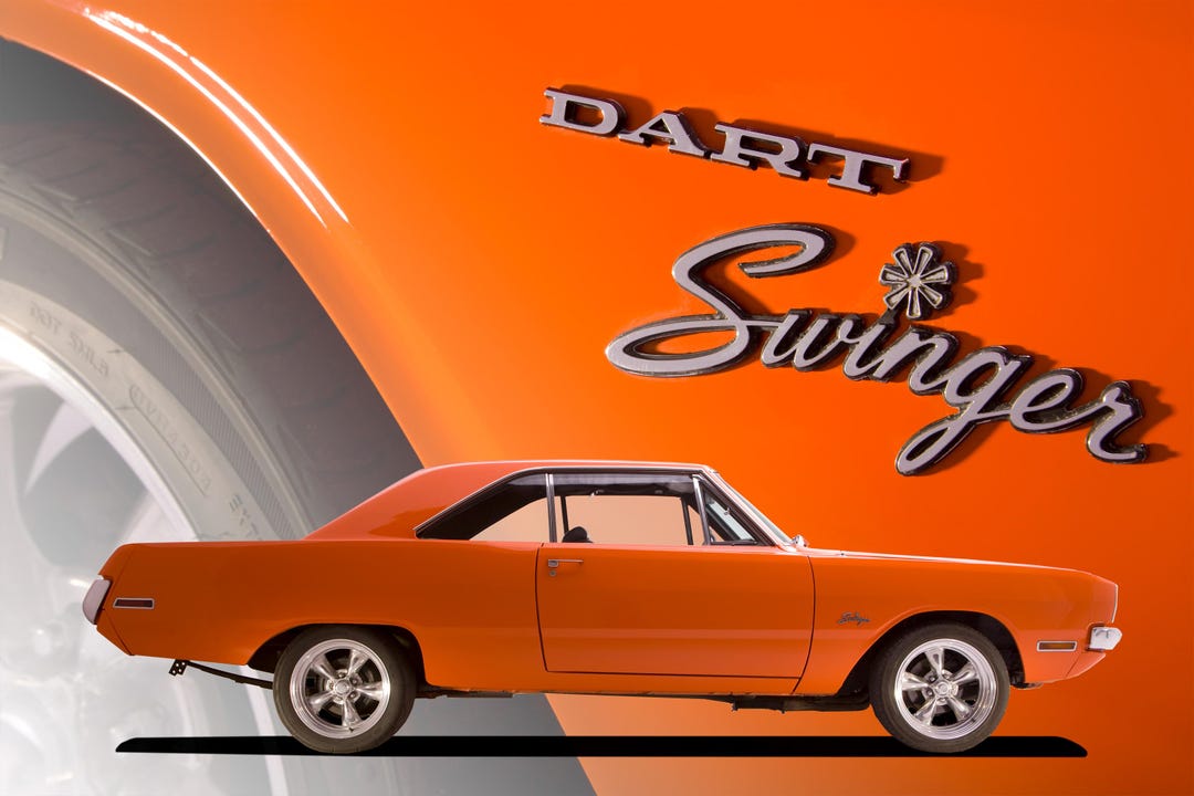 Dodge Dart Swinger Hot Rod - Art Print - Etsy