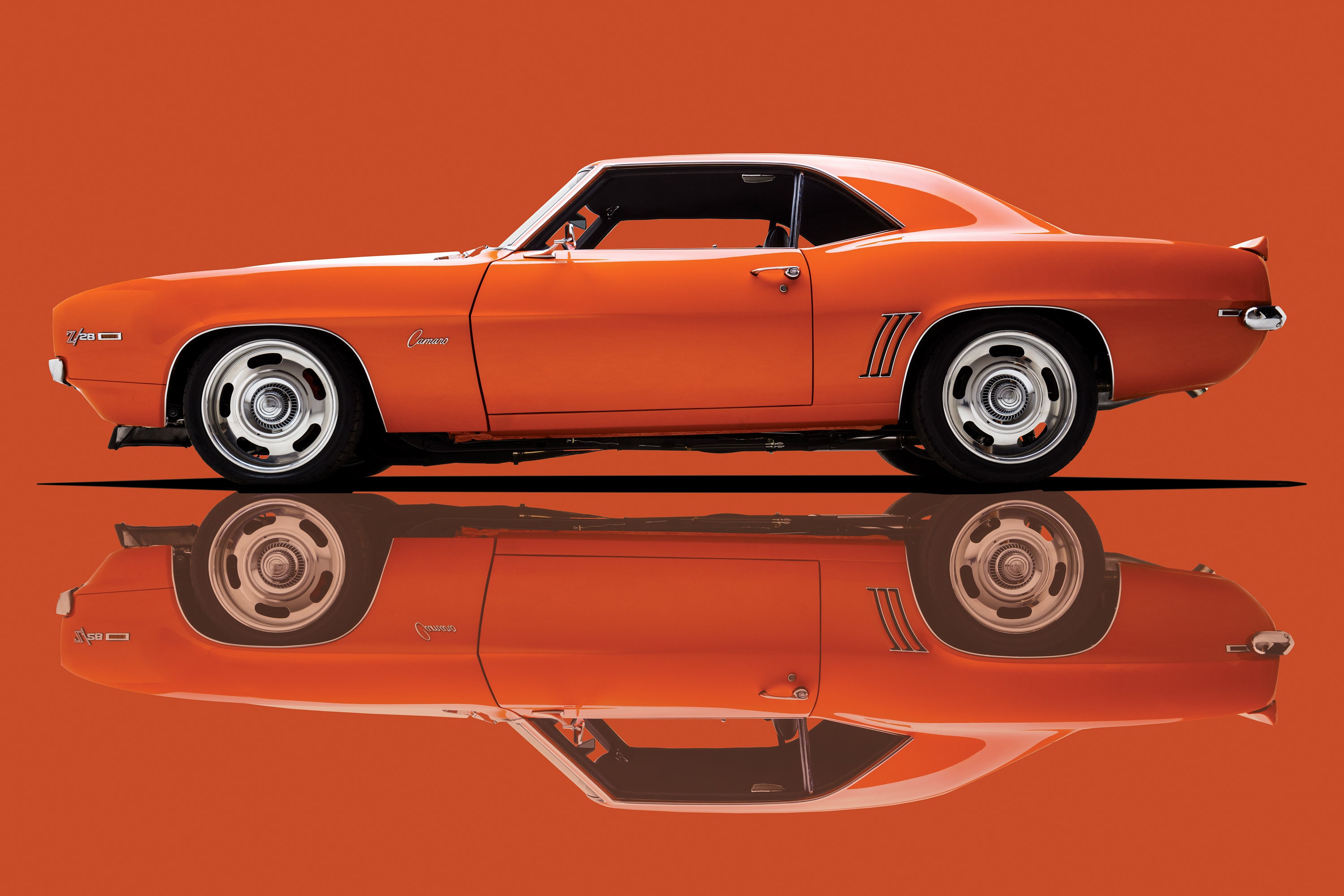 1970 Chevrolet Camaro Side Profile Art Print - Etsy