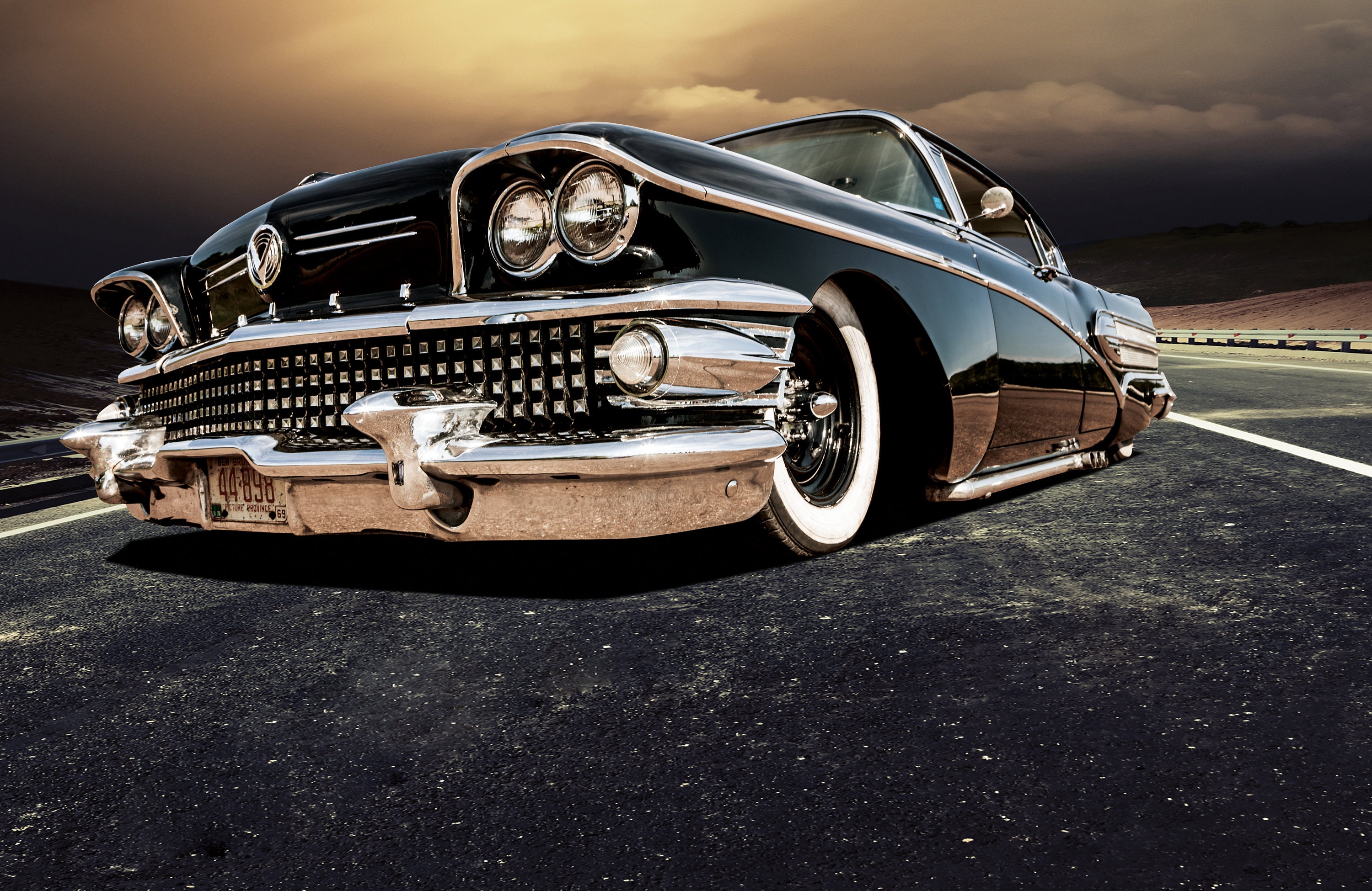 1958 Buick Super, Front End - Art Print - Etsy
