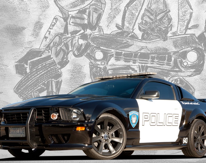 Barricade Transformer - Art Print - Etsy
