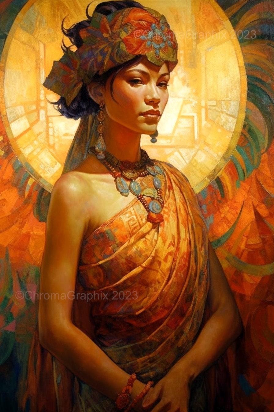 Original Painting Abstract Art Deco Colored Pencil Art Prints Wallpaper ...