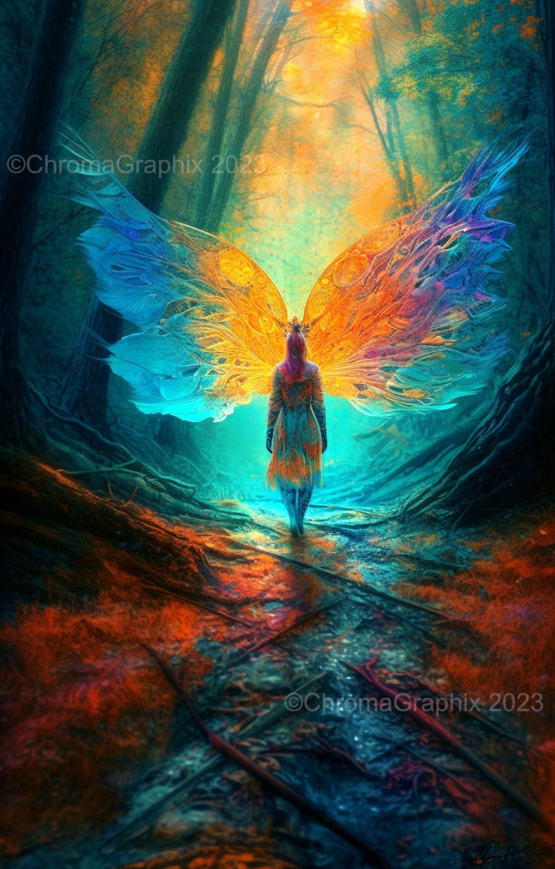 Abstract Fairy Painting