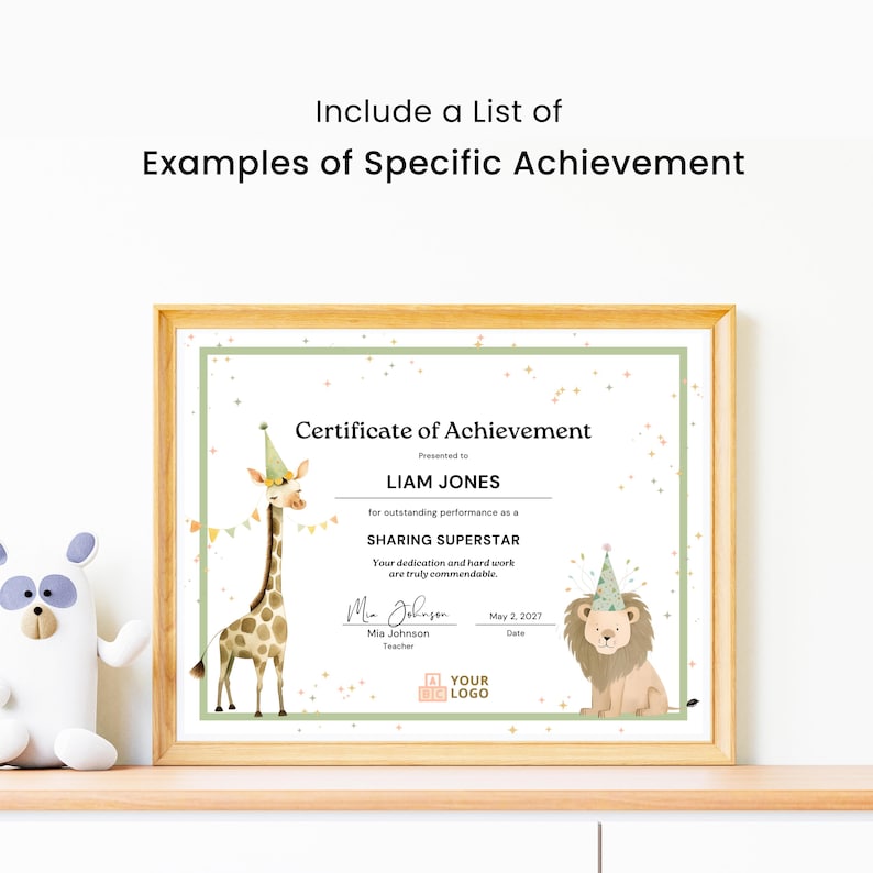 Certificate of Achievement Template Milestone Achievement Award Early ...