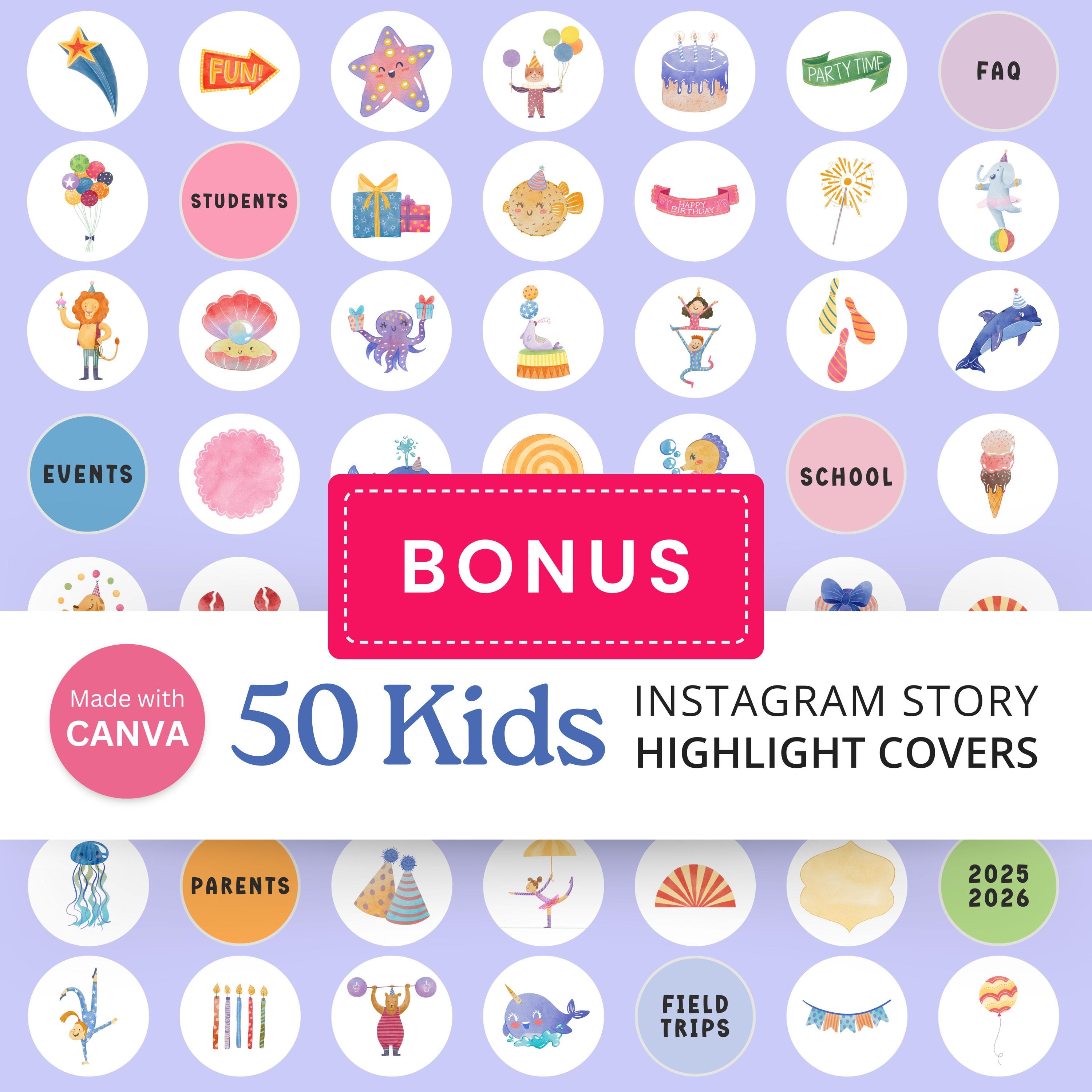 Instagram New Format Template Children Early Education Social Media ...