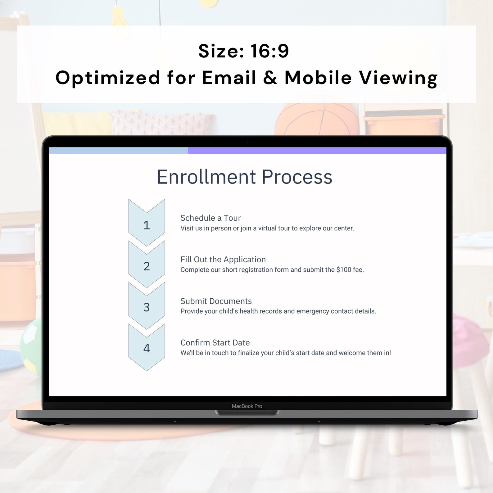 Preschool Presentation Template Canva Childcare Info Pack Editable ...