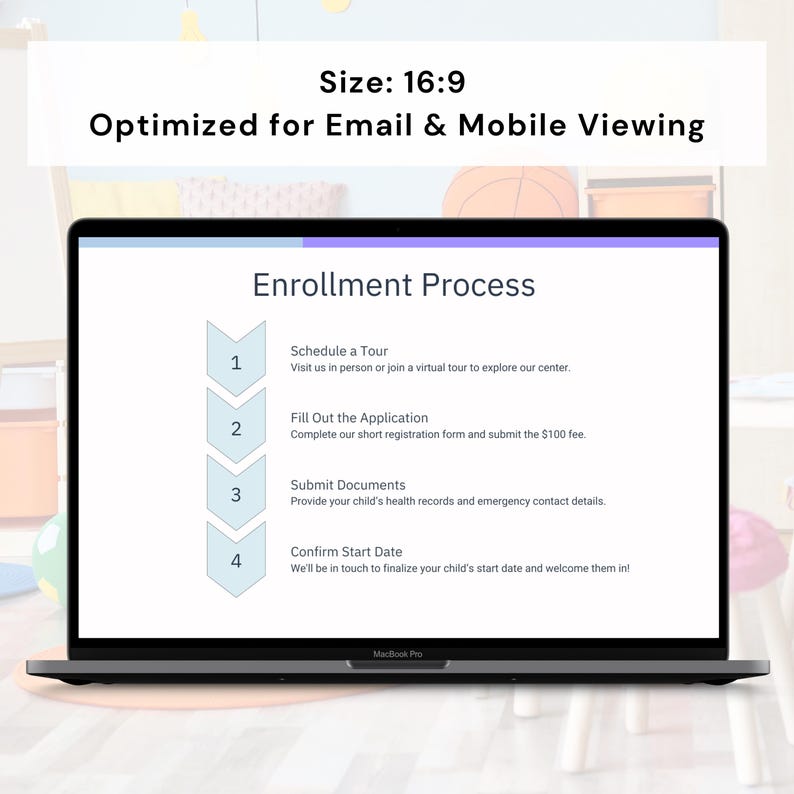Preschool Presentation Template Canva Childcare Info Pack Editable ...