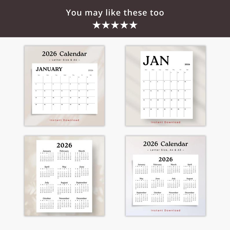 2026-2027 Academic Calendar August 2026 to July 2027 Monthly Planner ...