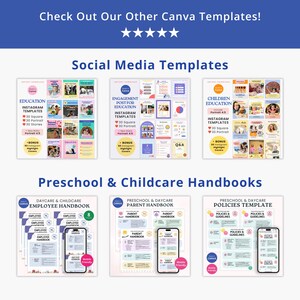 Preschool Presentation Template Canva Childcare Info Pack Editable ...