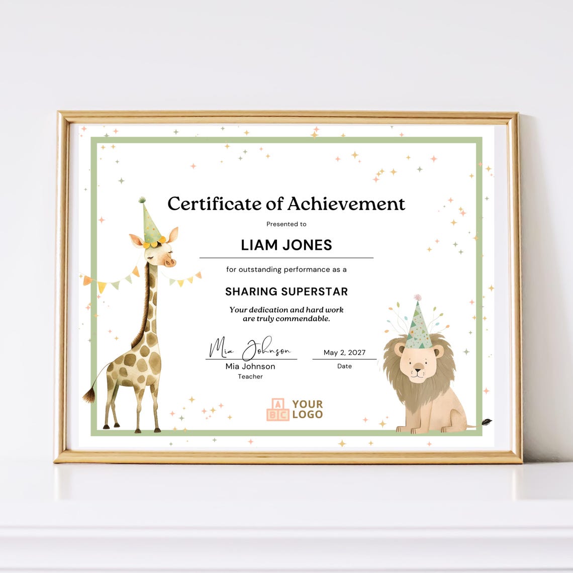 Certificate of Achievement Template Milestone Achievement Award Early ...