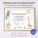 Certificate of Graduation Template for Preschool Diploma Kindergarten ...