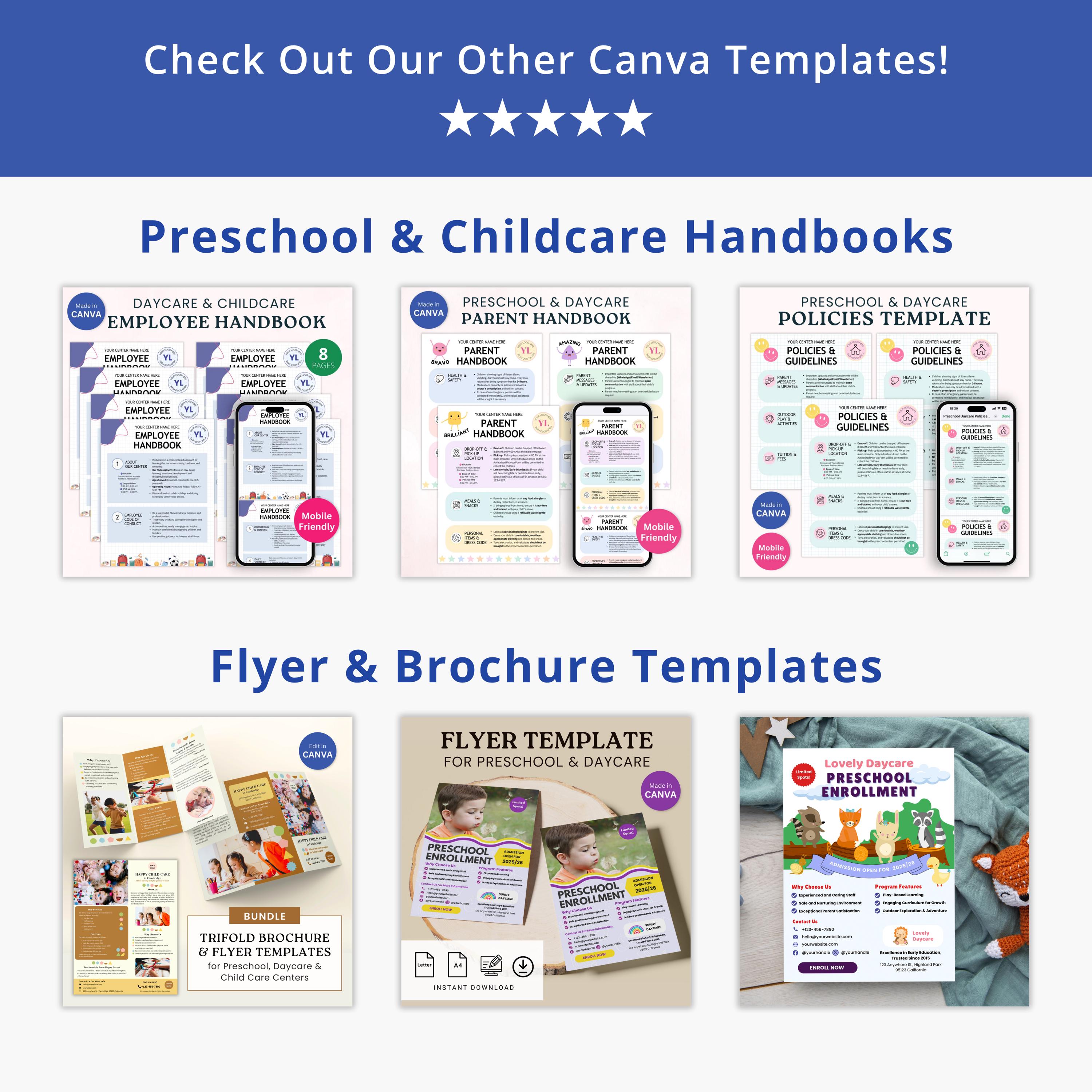 New Enrollment Welcome Packet Template for Preschool Editable Parent ...