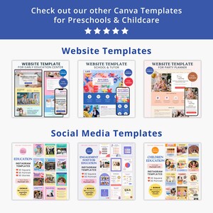 Matching Flyer & Trifold Brochure Template Childcare Preschool Daycare ...