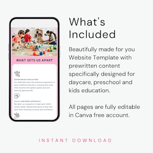 Kids Education Website Template for Preschool Website Design ...