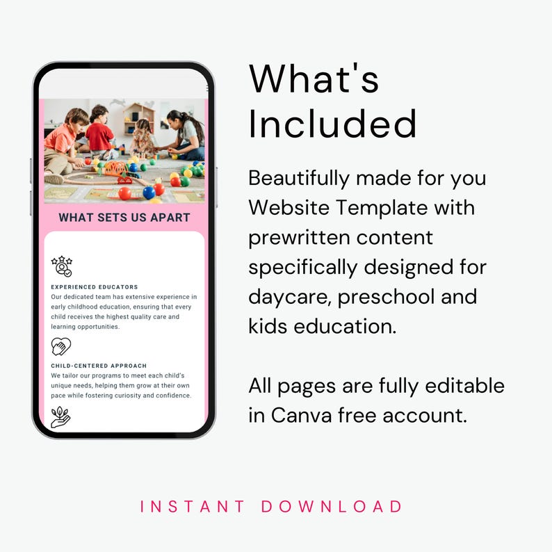 Kids Education Website Template for Preschool Website Design ...